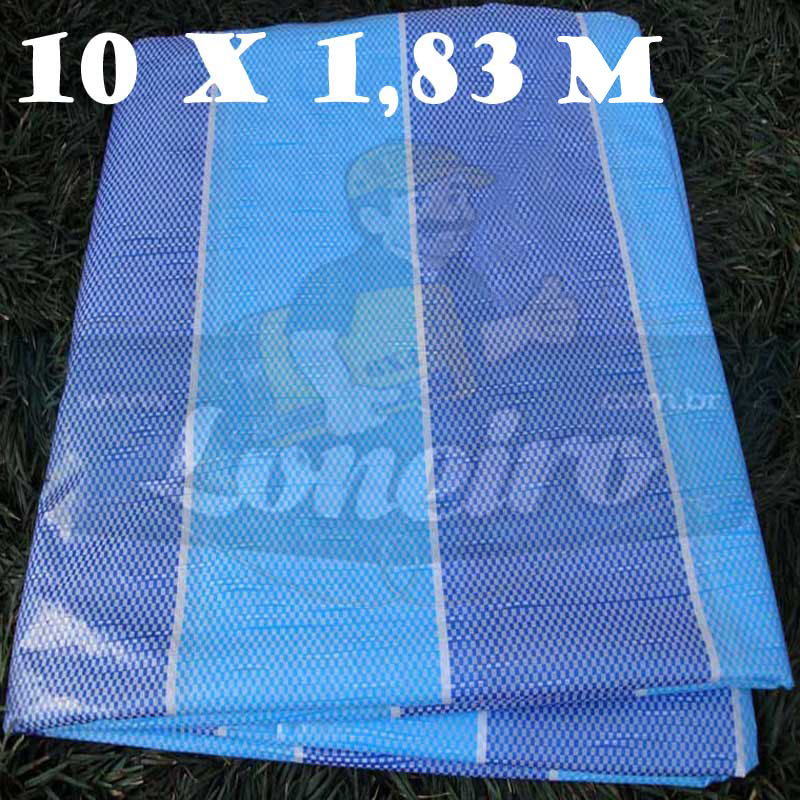 Tecido Plástico de Polietileno Tricolor Impermeável medida 10,0 x 1,83m ...